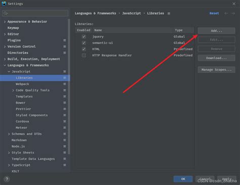 Webstorm中添加jquery文件webstorm安装jq Csdn博客