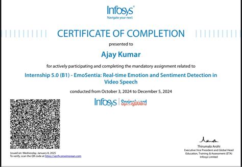 🚀🚀 Thrilled To Announce The Successful Completion Of My Internship With