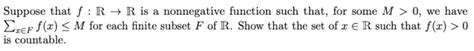 solved suppose that f r→r is a nonnegative function such