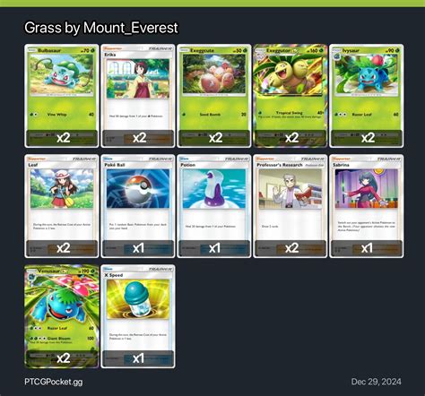 Grass By Mounteverest Pokémon Tcg Pocket