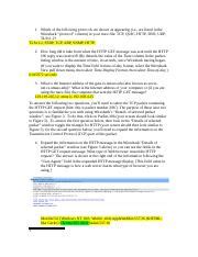Wireshark Intro V Copy Docx Which Of The Following Protocols Are Shown As Appearing I