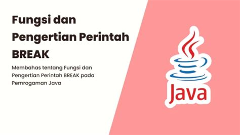 belajar bahasa pemrogaman java 36 fungsi dan pengertian perintah