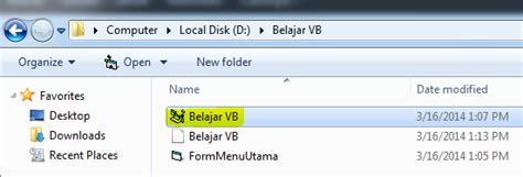 Belajar Visual Basic 6 0 Membuat Menu Utama Pada VB 6 0
