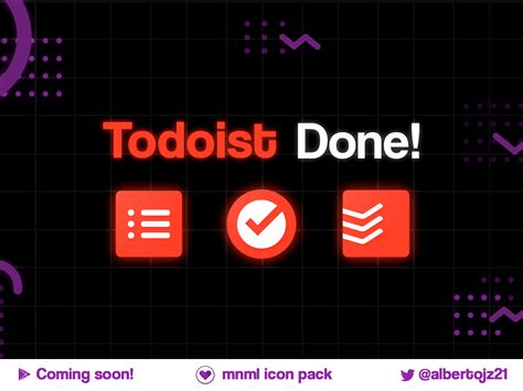 Todoist Icon Mnml Icon Pack By Alberto Juárez On Dribbble