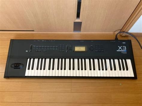 Korg X3 61 Key Workstation Synthesizer Piano Vintage Keyboard Black At