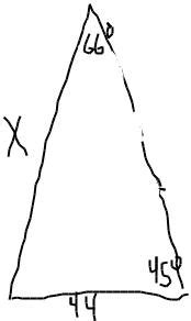 Solved Find Missing Side Of Triangle Chegg Com