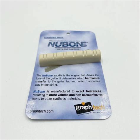 Graph Tech Nubone Nut Flat Bottom For 12 Strings E Grandado