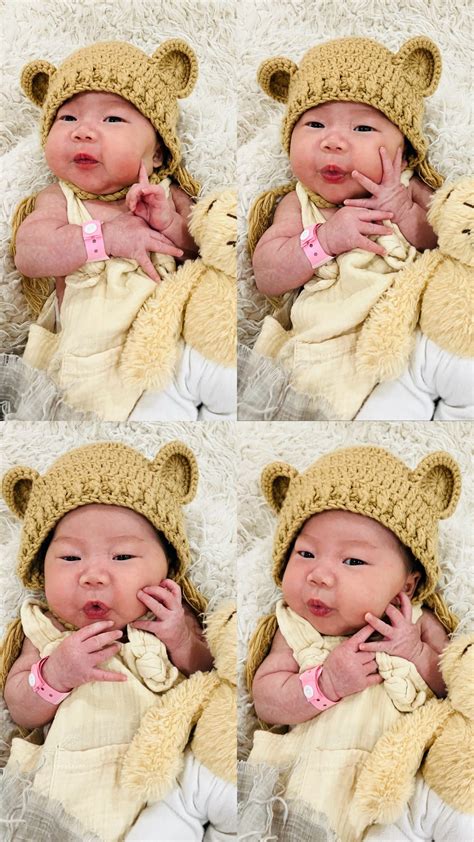 這看起來有像還沒滿月的寶寶嗎～ 表情跟手勢能那麼豐富≧ω≦ 連護士姨都拍到融化 看來可以訓練妳當小小model了😝 有誰要這隻小model呀