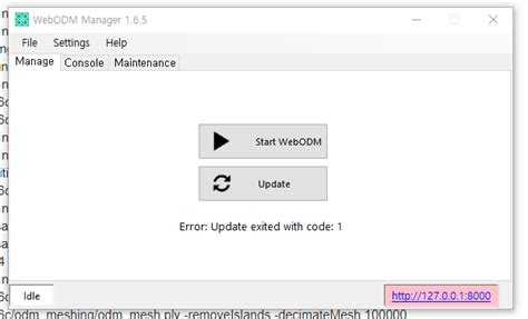 can t enter the webodm program general help opendronemap community