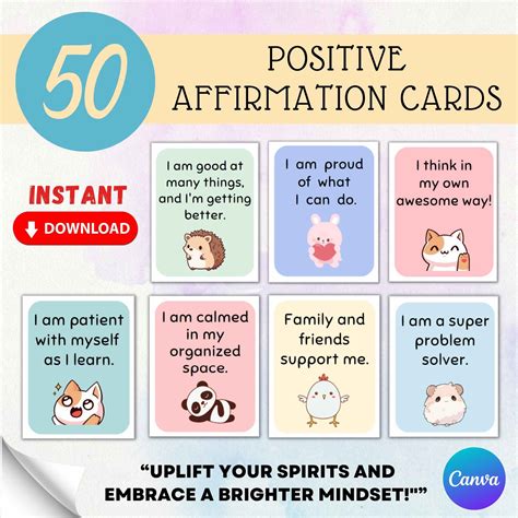 Pin On Affirmation Cards