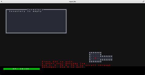 Log 2 Yet Another Roguelike Tutorial With C And Libtcod By Tryp Tch