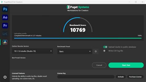 pugetbench for davinci resolve puget systems