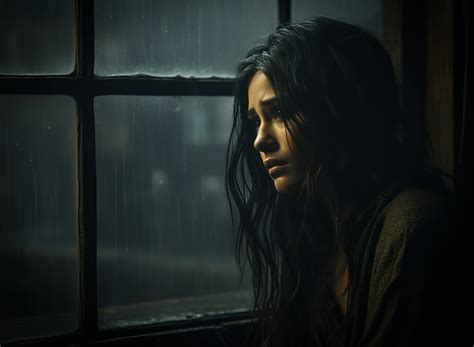Download Ai Generated Sad Pain Royalty Free Stock Illustration Image