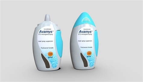 Avamys Nasal Spray 3d Model Cgtrader