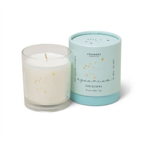 Foundry Candle Zodiac Aquarius Original 8 Oz Kroger