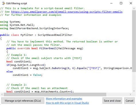 Using Scripts To Filter Emails Email Parser Software
