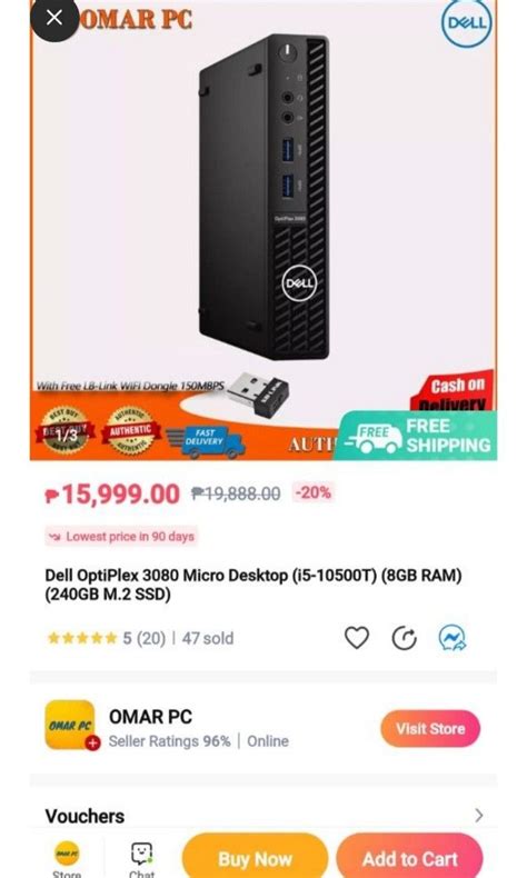 Computer Set Dell Optiplex 3080 Computers And Tech Desktops On Carousell