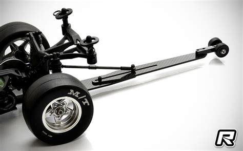 Red Rc Exotek Losi Mini Drag Car Wheelie Bar Set