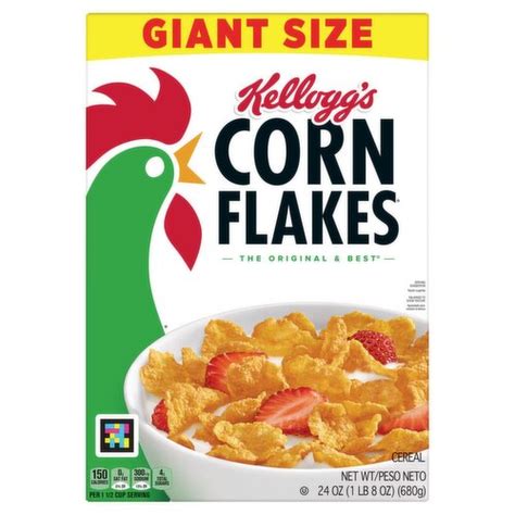 Kelloggs Corn Flakes Cereal Giant Size 24 Oz Shoprite