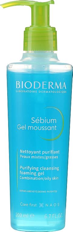Гель для умывания с дозатором Bioderma Sebium Gel Moussant Purifying And Foaming Gel на