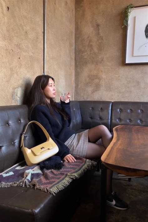 겨울 필수템 니트and머플러 코디 14도 옷차림 네이버 블로그