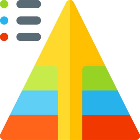 Pyramid Chart Basic Rounded Flat Icon Pyramid Chart Basic Rounded Flat Icon