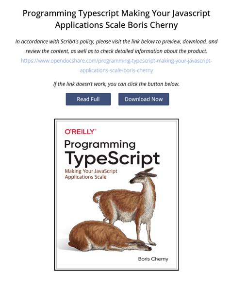 Programming Typescript Making Your Javascript Applications Scale Boris