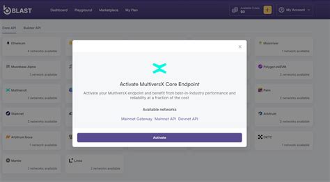 Use Blast To Get A Multiversx Api Endpoint Blast Documentation