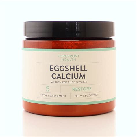 Micronized Eggshell Calcium Supplement Forefront Health