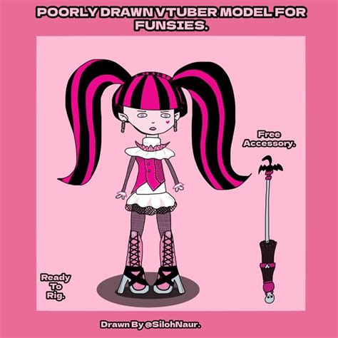 Making Free Purposely Poorly Drawn Vtuber Models For A Fun Side