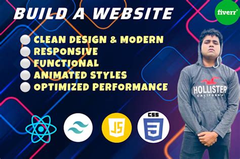 Create A Modern React Website With Tailwind Css Parallax Effects And