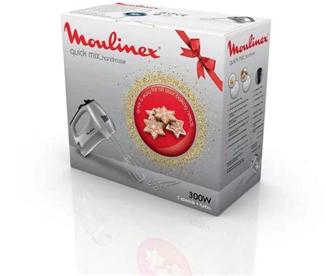 Купить Миксер ручной Moulinex HM310E10 300Вт серебристый в интернет ...