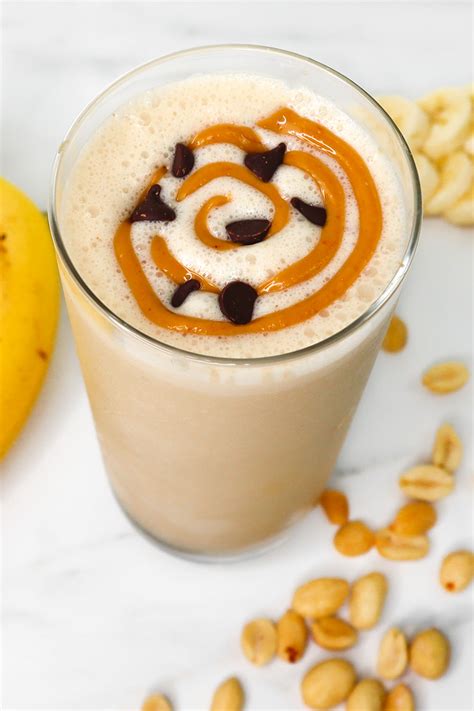 Peanut Butter Smoothie 3 Ingredient Peanut Butter Smoothie