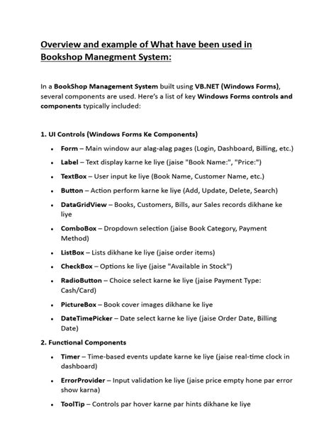 Overview Of Bookshop Management System Pdf Databases Microsoft Sql Server