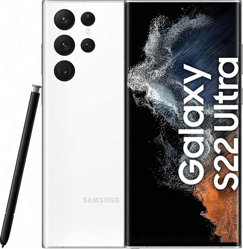 Samsung Galaxy S22 Ultra 5g Mobile Phone 512gb Sim Free Android Smartphone Phantom White
