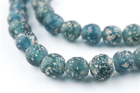 Thebeadchest Ancient Style Java Glass Beads Round Indonesian Handmade