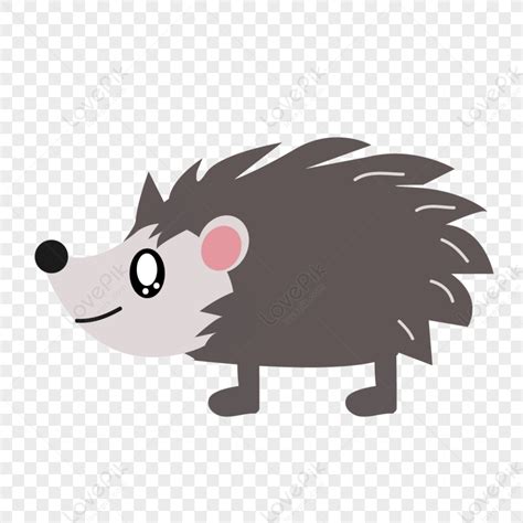 귀여운 만화 고슴도치 그래픽회색아름다운장식 Png 일러스트 무료 다운로드 Lovepik