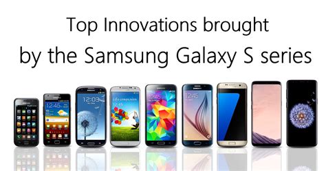 Top Innovations brought by the Samsung Galaxy S series | TechNave