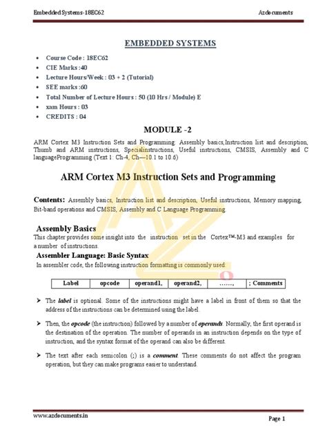 es module 2 notes pdf assembly language computer architecture