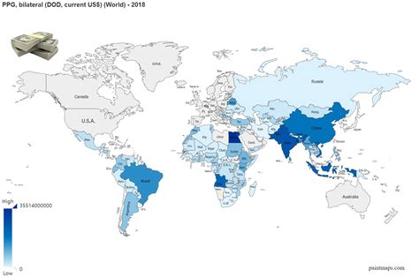 Ppg Bilateral Dod Current Usdollar On World Map