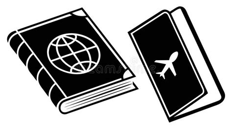 Passport With Plane Ticket International Travel And Adventure Vector