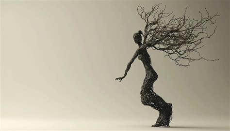 Premium Photo Minimalist 3d Art Of A Tree