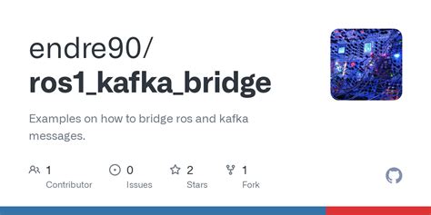 Github Endre90 Ros1 Kafka Bridge Examples On How To Bridge Ros And Kafka Messages