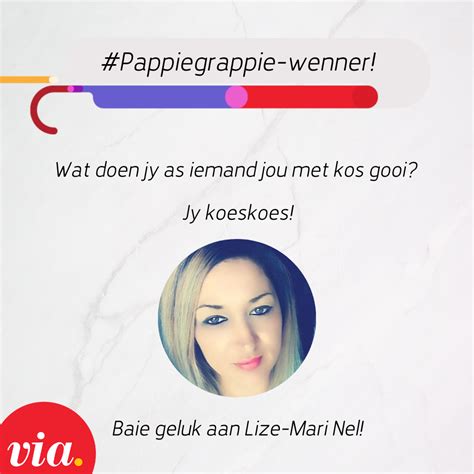 Via Tv Baie Geluk Aan Lize Mari Nel Sy Is Die Wenner