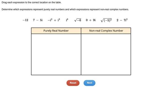Drag Each Expression To The Correct Location On The Table Determine