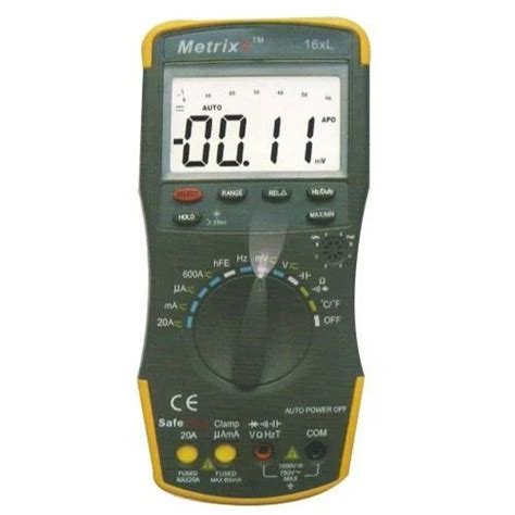 Metrix 16xl 6000 Analog Bargraph Digital Multimeter At Best Price In Indore