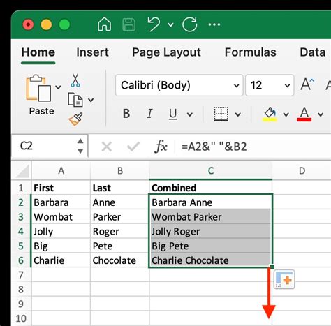 How To Combine Two Columns In Excel