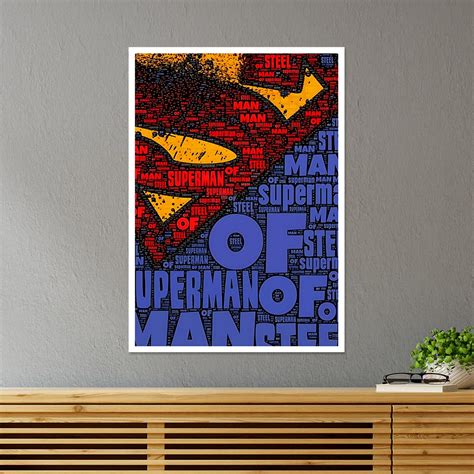 Superman Man Of Steel Movies Poster