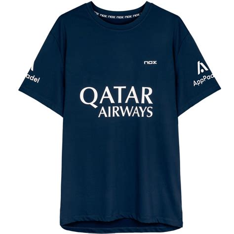 Nox T Shirt At10 Agustin Tapia Donkerblauw Zona De Padel