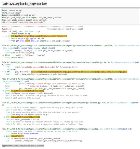 Optional Lab Logistic Regression Typeerror Str Object Is Not